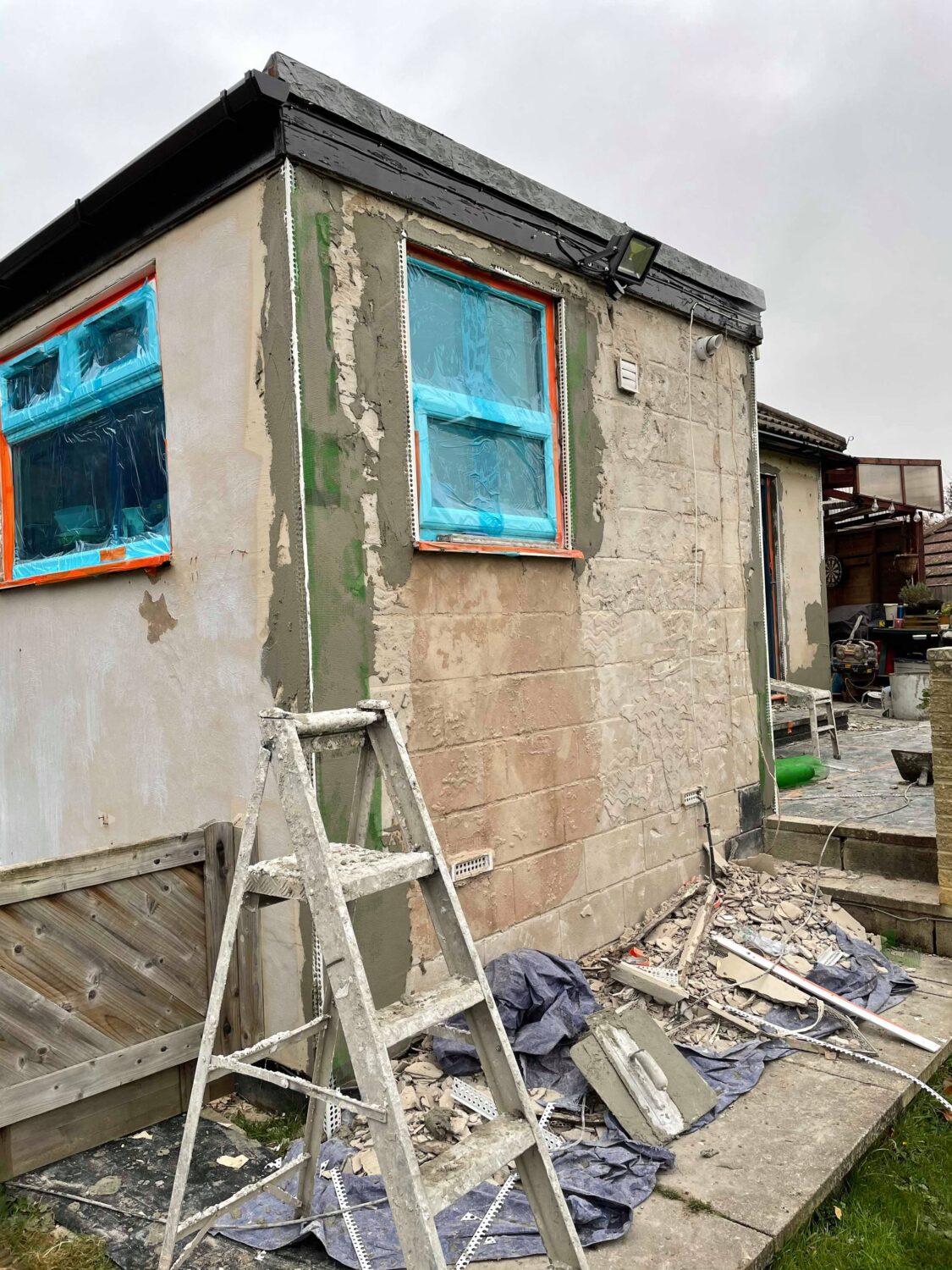 Rendering Bungalow Rodley 2 - Yorkshire Rendering Solutions, Bradford ...